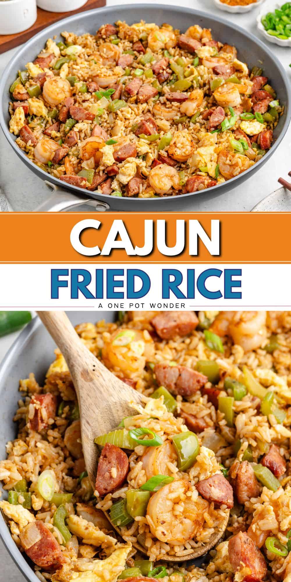 Cajun Fried Rice - A One Pot Wonder
