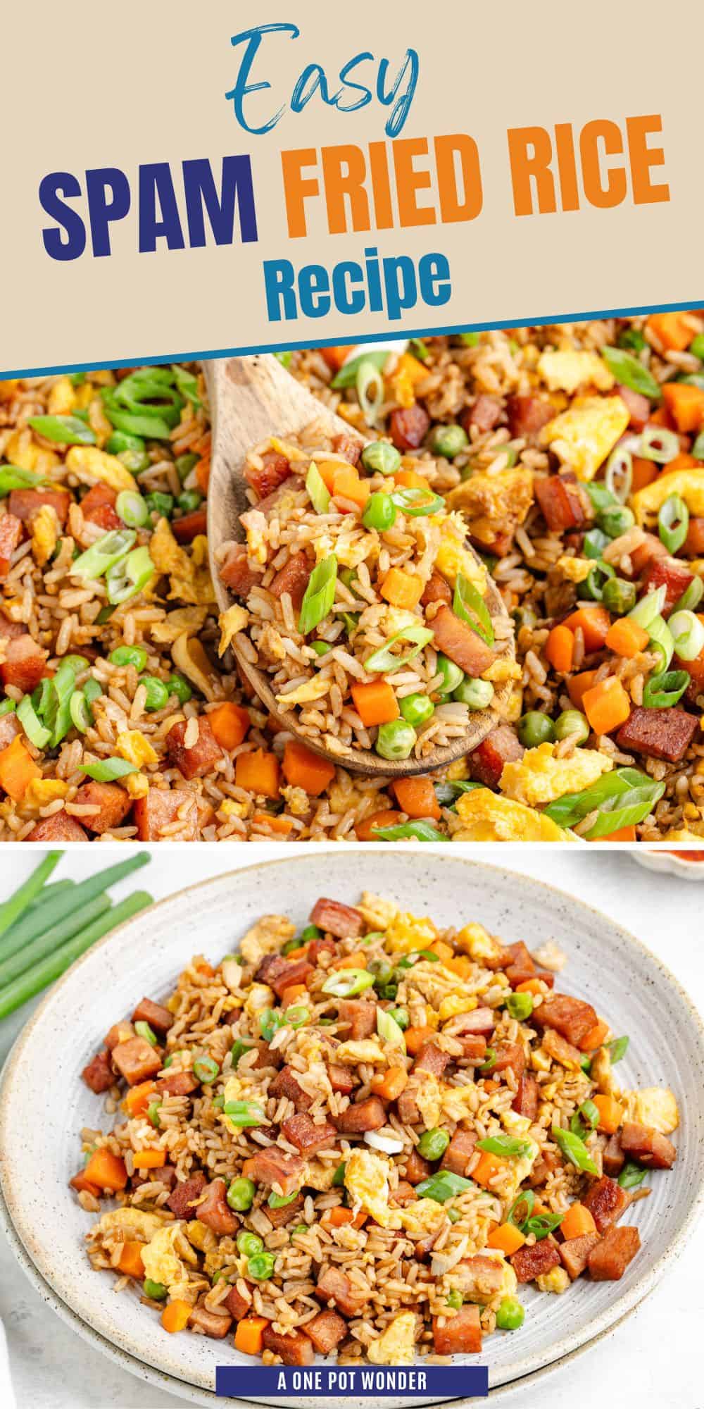 Easy Spam Fried Rice - A One Pot Wonder